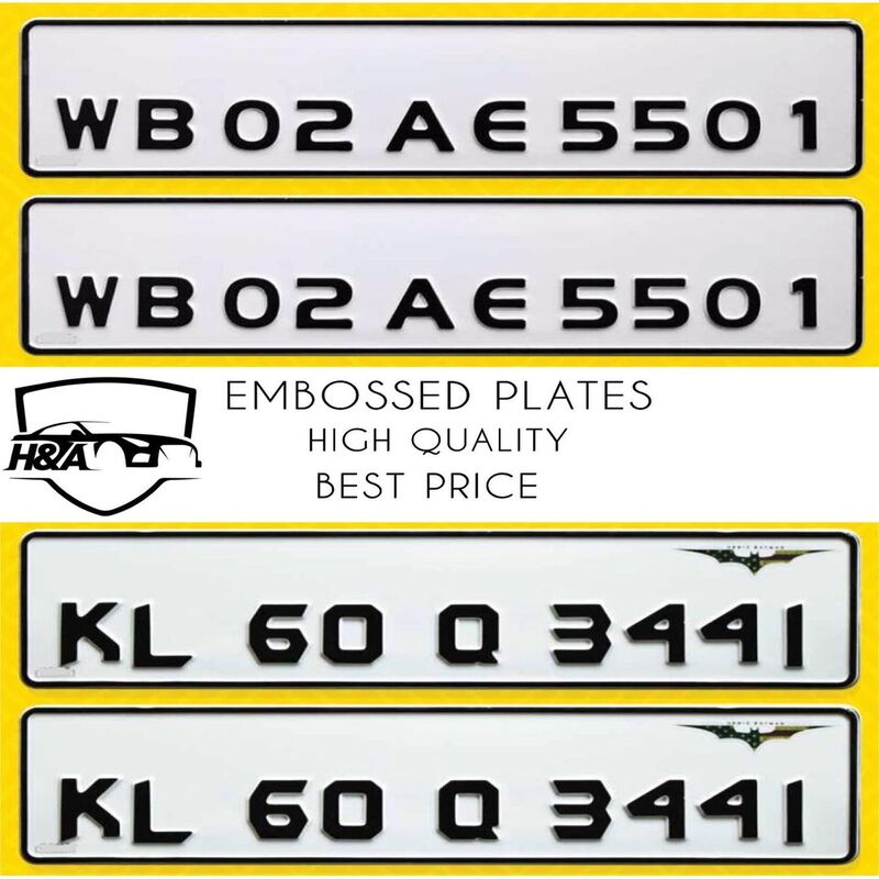Embossed Number Plates For Cars