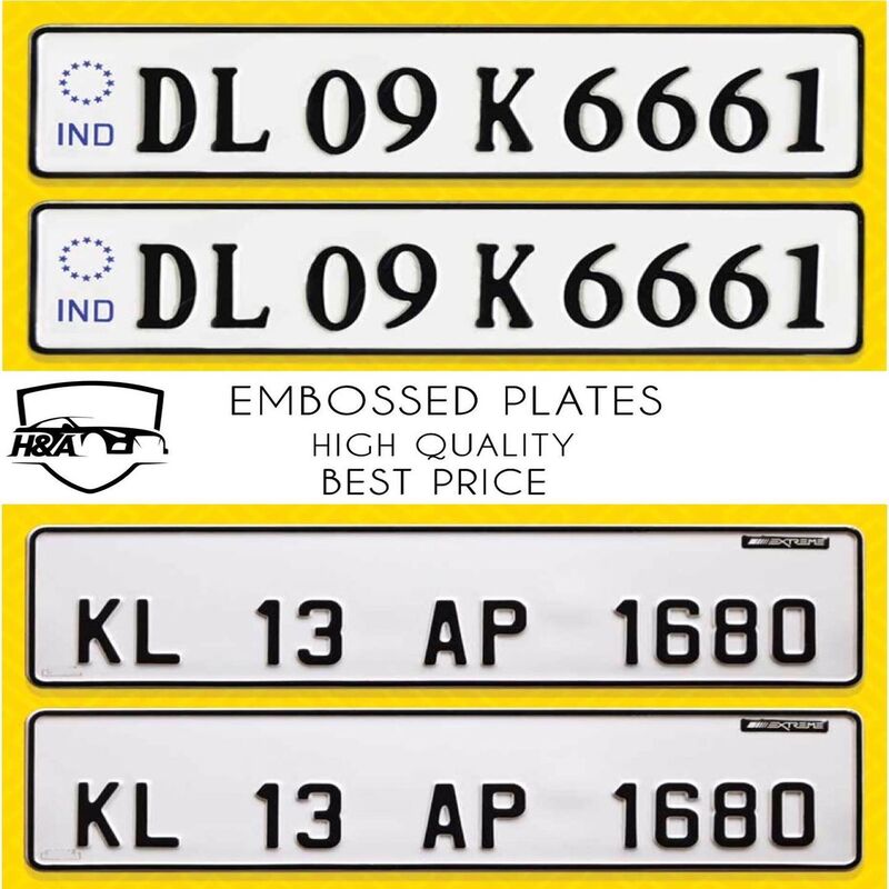 Embossed Number Plates For Cars