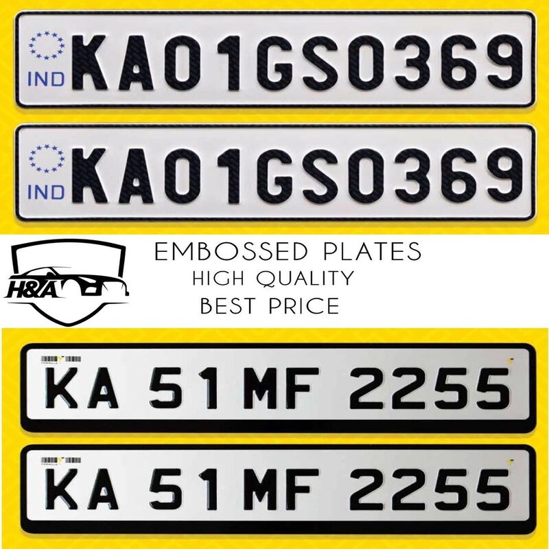 Embossed Number Plates For Cars